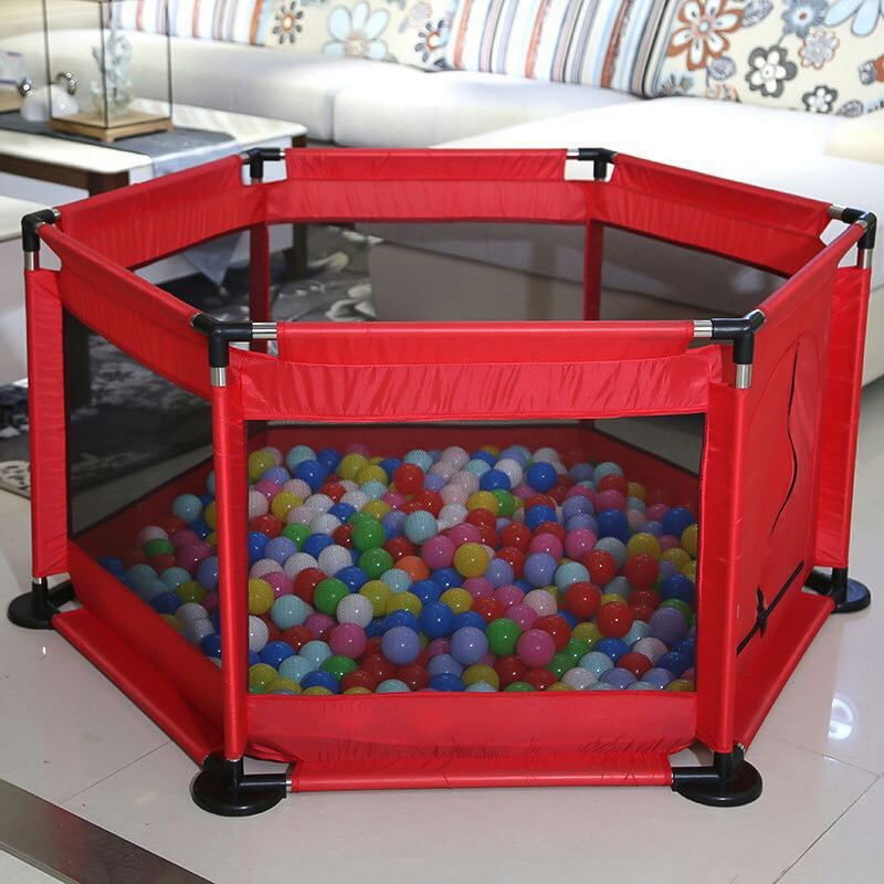 6 Sided Baby Playpen Playing House Interactive Kids Toddler Room With ...