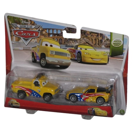 Disney Pixar Cars Movie Jeff Gorvette & John Lassetire WGP Toy Car Set ...