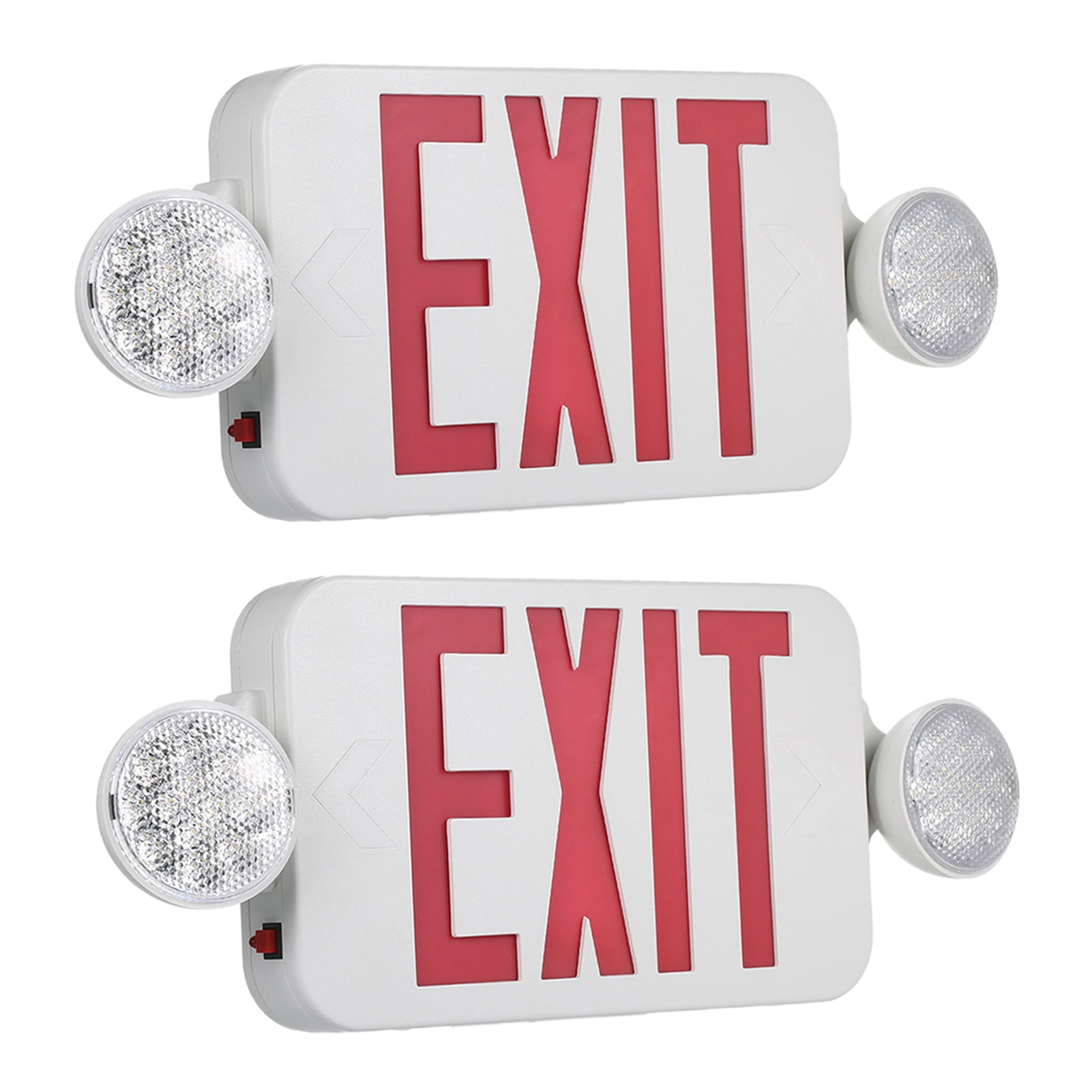 Click here for Lhcer Two Ac120/277v Red Exit Sign Leds Combo Emer... prices