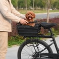 JWQFBC Cycle Pet Transport Basket Heavy Duty Pet Carrier Bike Basket ...