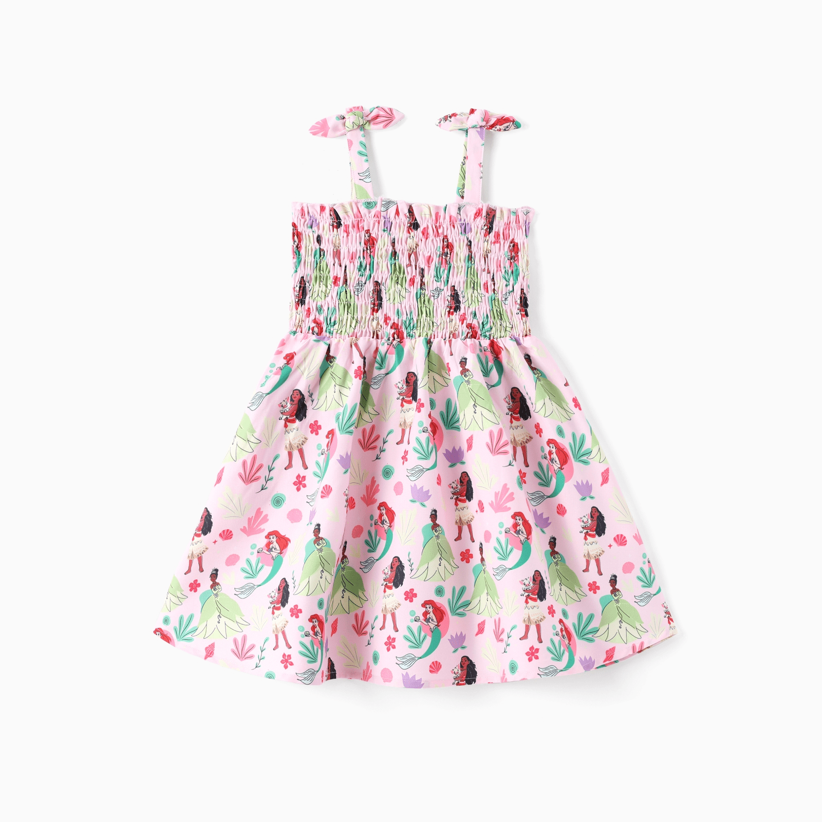 Disney Disney Princess Toddler Girl Moana Ariel Tian Smocking Dress ...