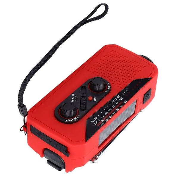 Radio con linterna de emergencia, Radio de emergencia Energía manual ...