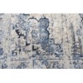 Rizzy Home Encore Blue Traditional Medallion Shag 8' x 10' Area Rug ...