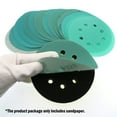 5 Inch Green Sanding Discs for Wet Dry Polishing, 8 Hole Zirconia ...