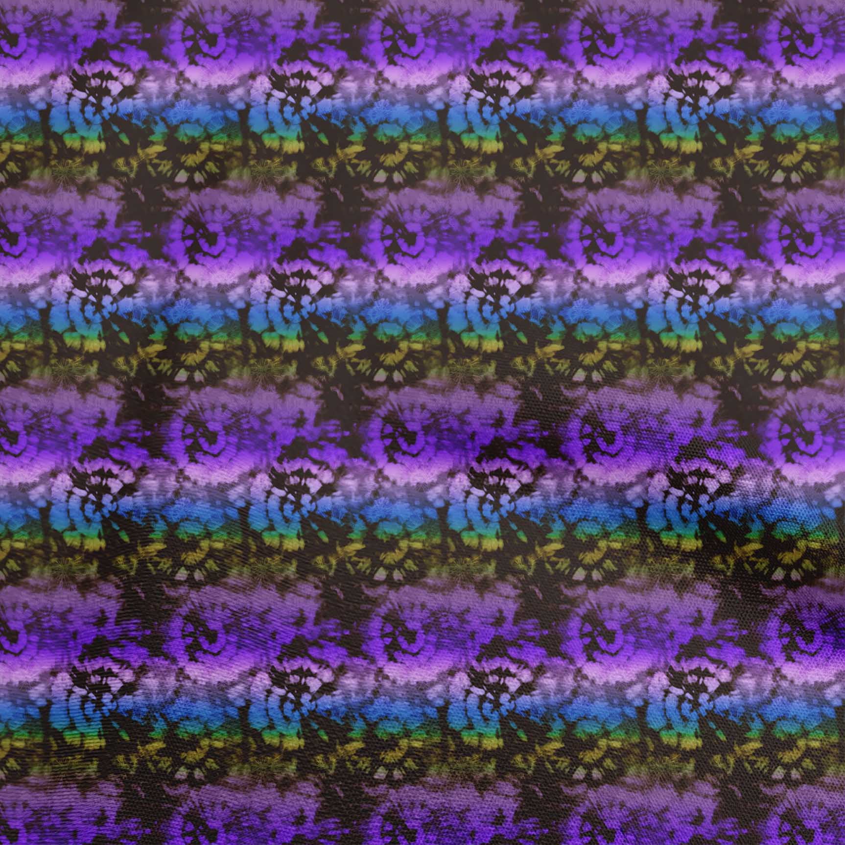 oneOone Cotton Poplin Purple2 Fabric Abstract Fabric For Sewing Printed ...