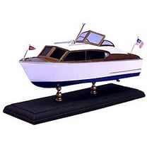 10.5" 1956 Chris Craft 21' Capri Boat Laser Cut Kit (1/24) - Walmart.com