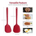 600°F Heat Resistant Silicone Turner: U-Taste 13.6in Solid Kitchen ...