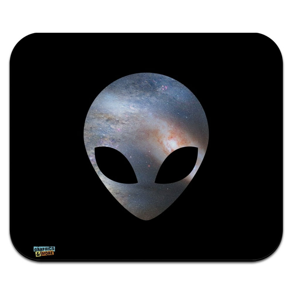 Alien Head in Space Low Profile Thin Mouse Pad Mousepad - Walmart.com ...