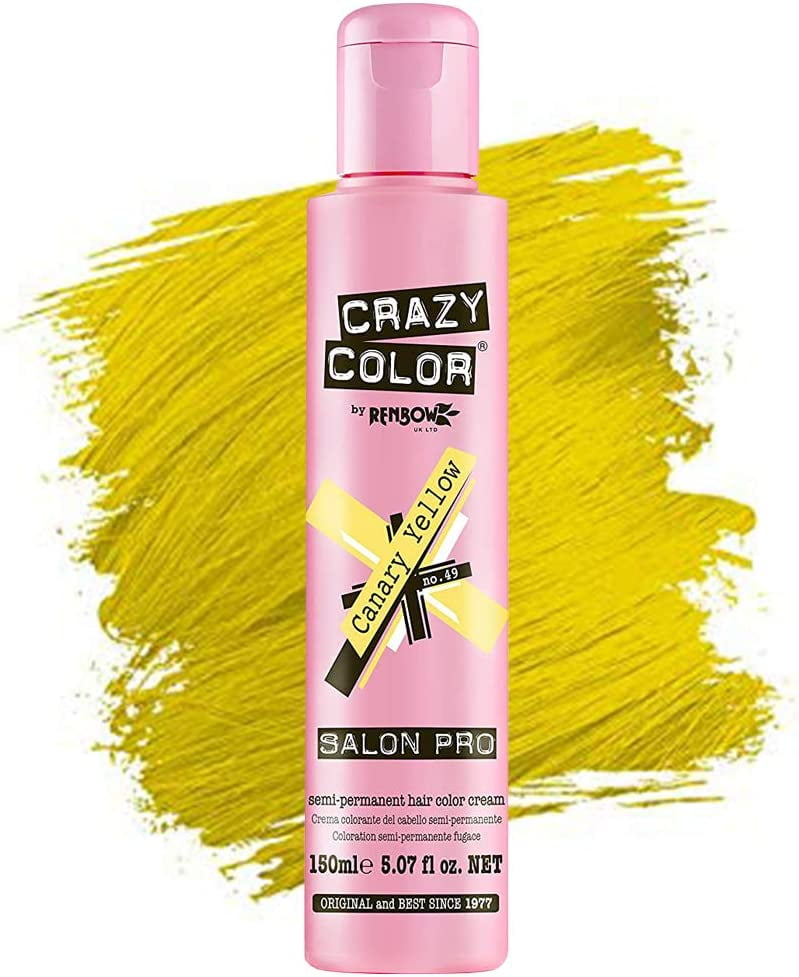 Crazy Color Crazy Color Salon Pro Semi Permanent Hair Color - 49 Canary ...