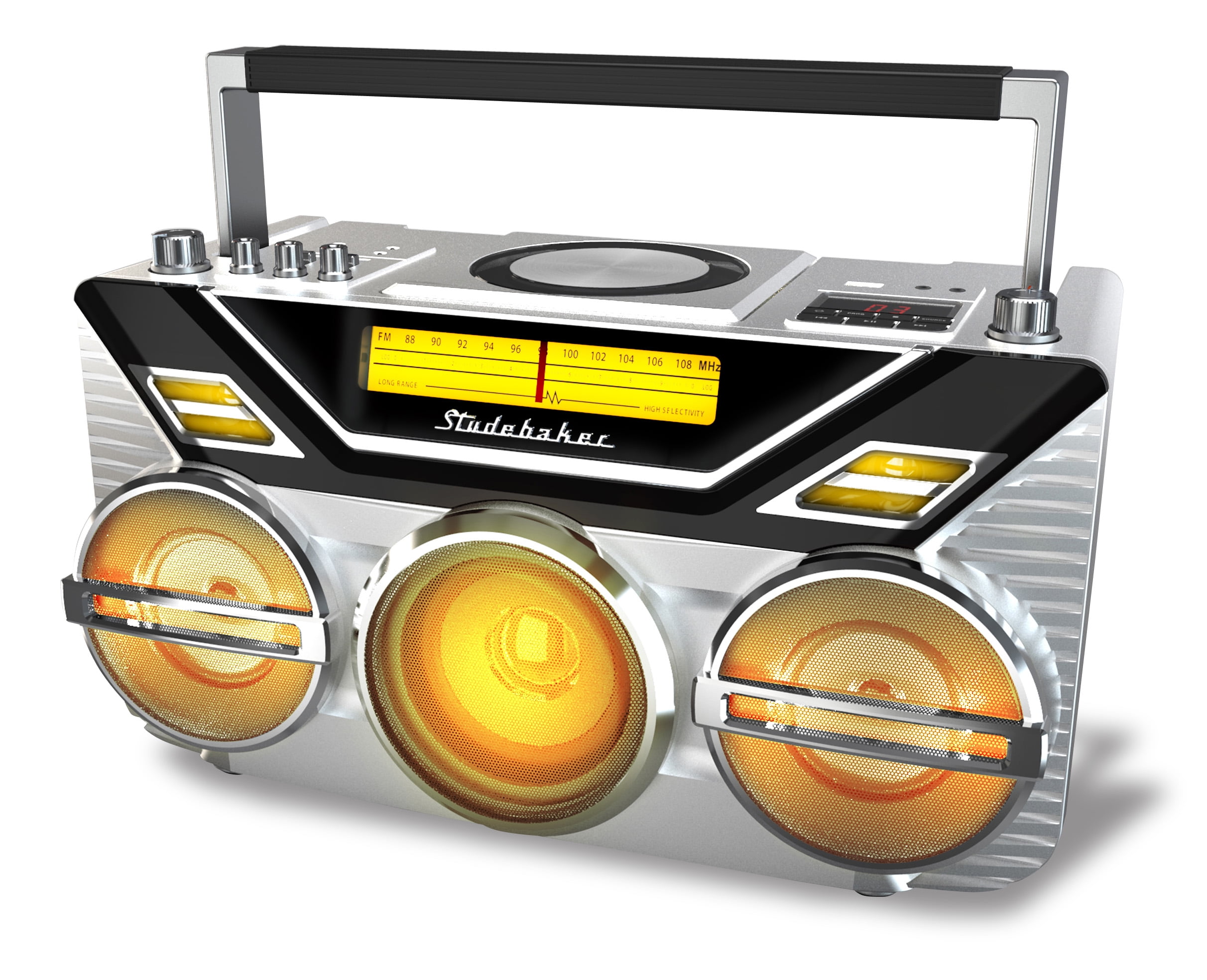 Buy Studebaker Avanti Stereo Boombox with CD, FM Stereo Radio ...