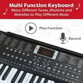 Electric Keyboard Set with Microphone and Built In Speakers- Portable ...