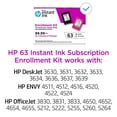 HP 63 Black & Tricolor Instant Ink Cartridges with 3 Month Subscription ...
