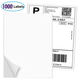 Universal Laser Printer Permanent Labels, 1 x 2 5/8, White, 3000/Box ...