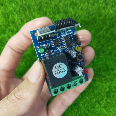 megalia 12V 433MHz 1CH Wireless Remote Control Relay Module for Garage ...