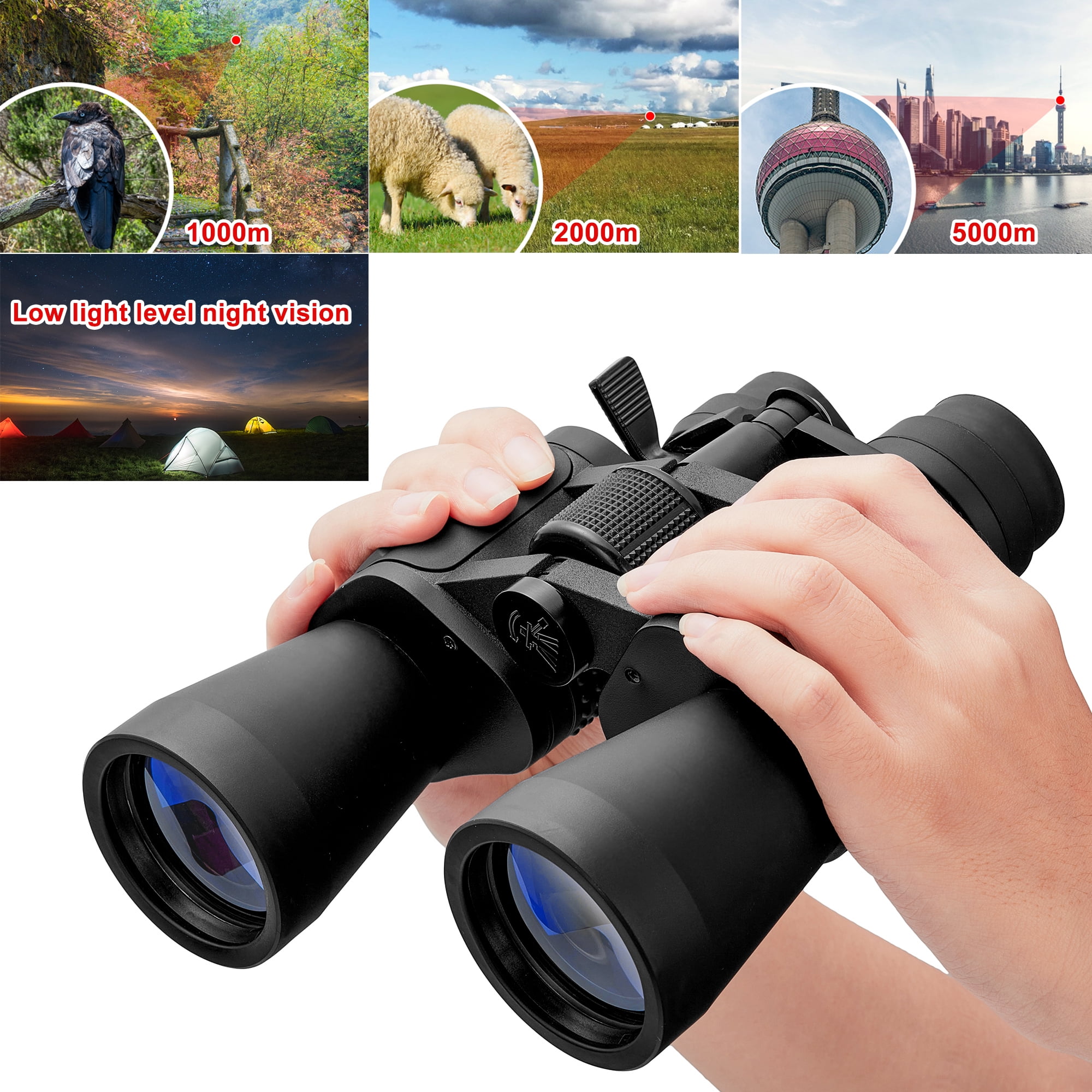 Astronomy 100X180 Binoculars Night Vision Auto Focus BAK4 High Power ...