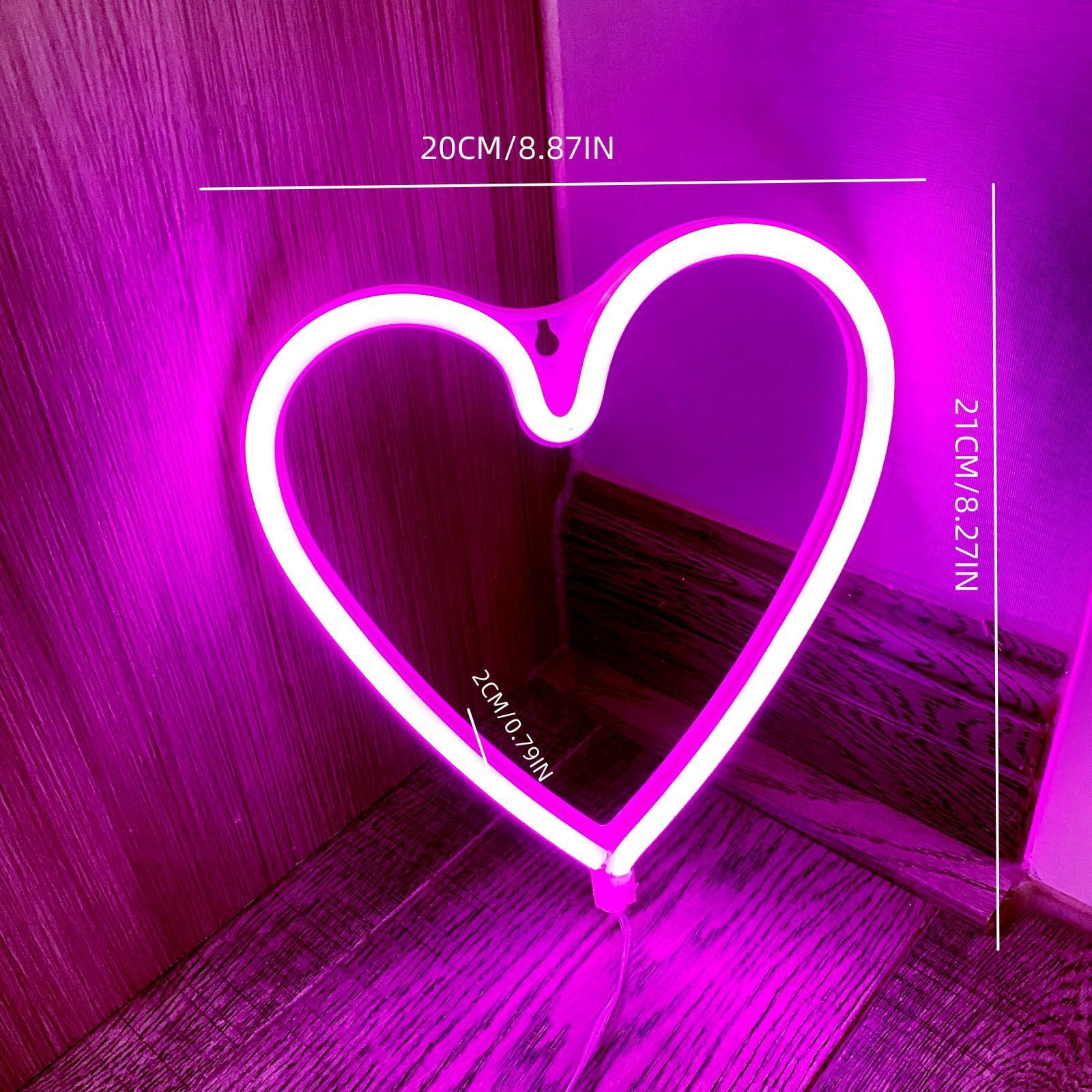 RONSHIN 5v Led Neon Light Love Shape For Wedding Party Proposal ...