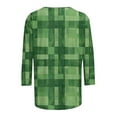 Echfiprom Shirts For Women St Patricks Day Plus Size 3 4 Sleeve