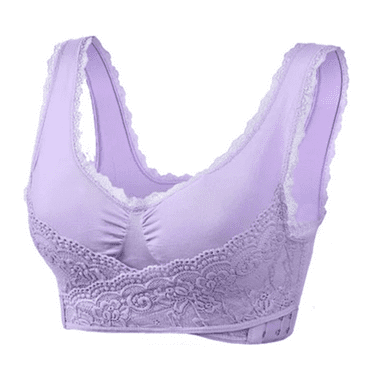 Women V-front bandeau Sports Bra with adjustable straps and removable ...