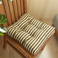 RnemiTe-amo Stripe Square Chair Pad Seat Cushion,Indoor Outdoor Chair ...