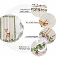 54x78 Inch Shower Curtain Decorative Country Deer Bathtub Bath Curtains ...