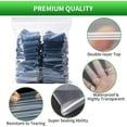 50PACK 5 Gallon Large Zipper Bags for Storage 18 x 24 Inch, Large Clear ...