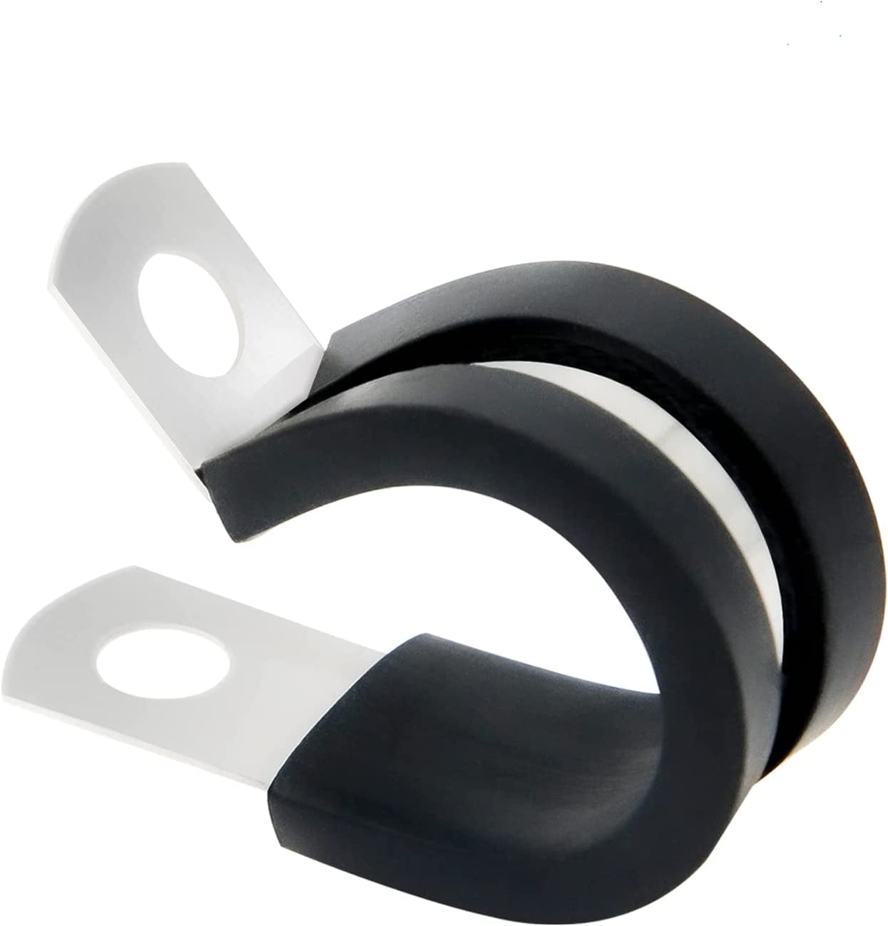 28 Pcs 3/8 Inch Stainless Steel Cable Clamps, Rubber Clamps, Clamp ...