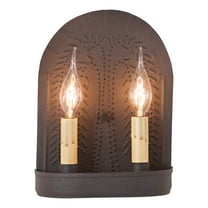 Irvins Country Tinware Arch Style Wall Sconce in Country Tin 11 inches ...