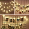 NOGIS Photo String Lights LED Photo Clips Fairy Twinkle Lights, Wedding ...