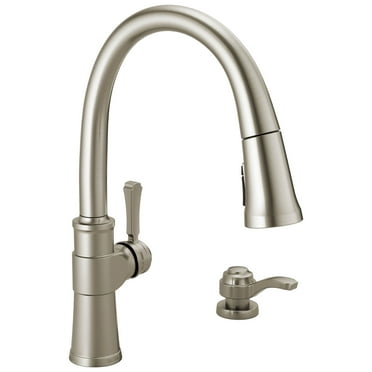 Delta Marca One Handle Black Pulldown Kitchen Faucet - Walmart.com