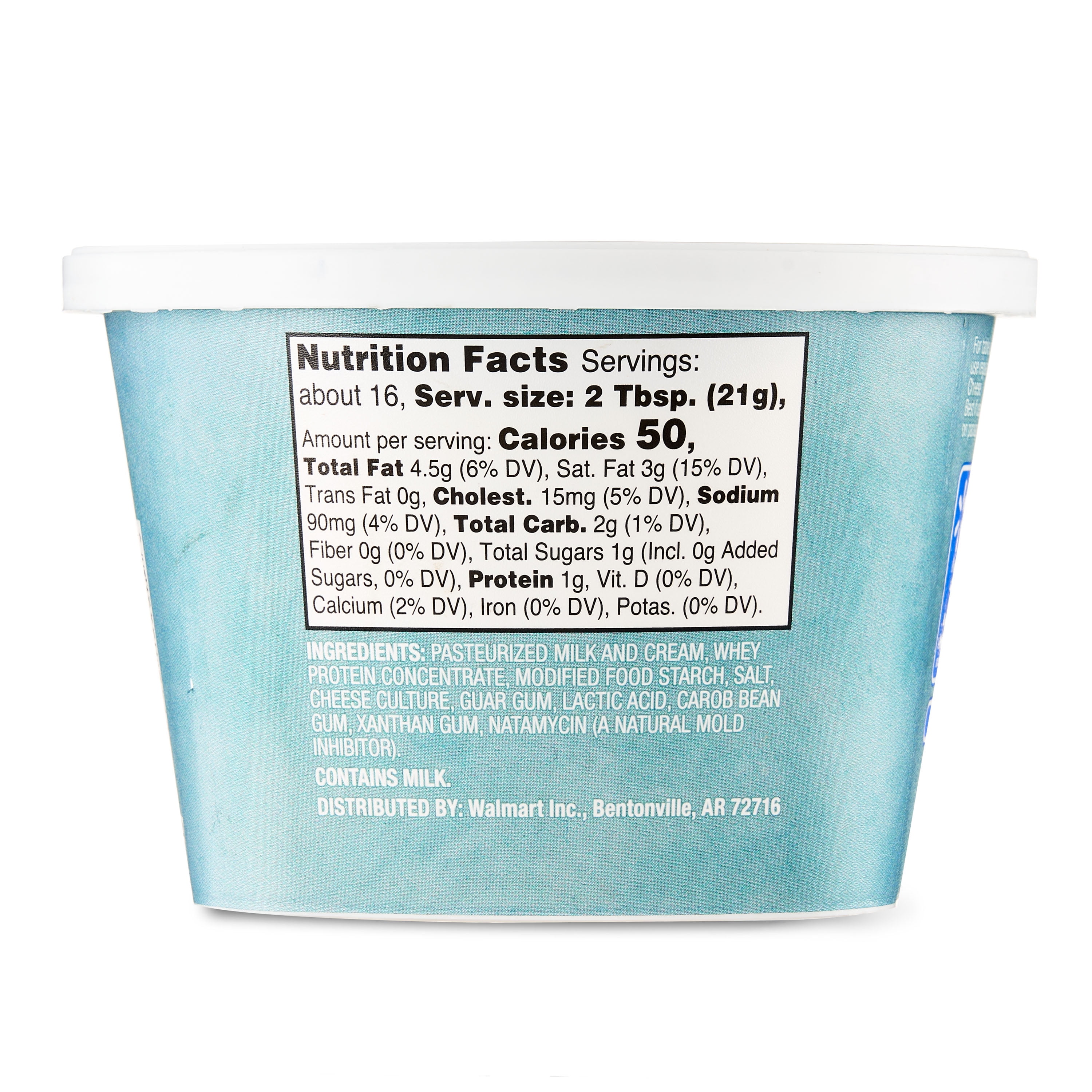 Whipped Cream Cheese Label