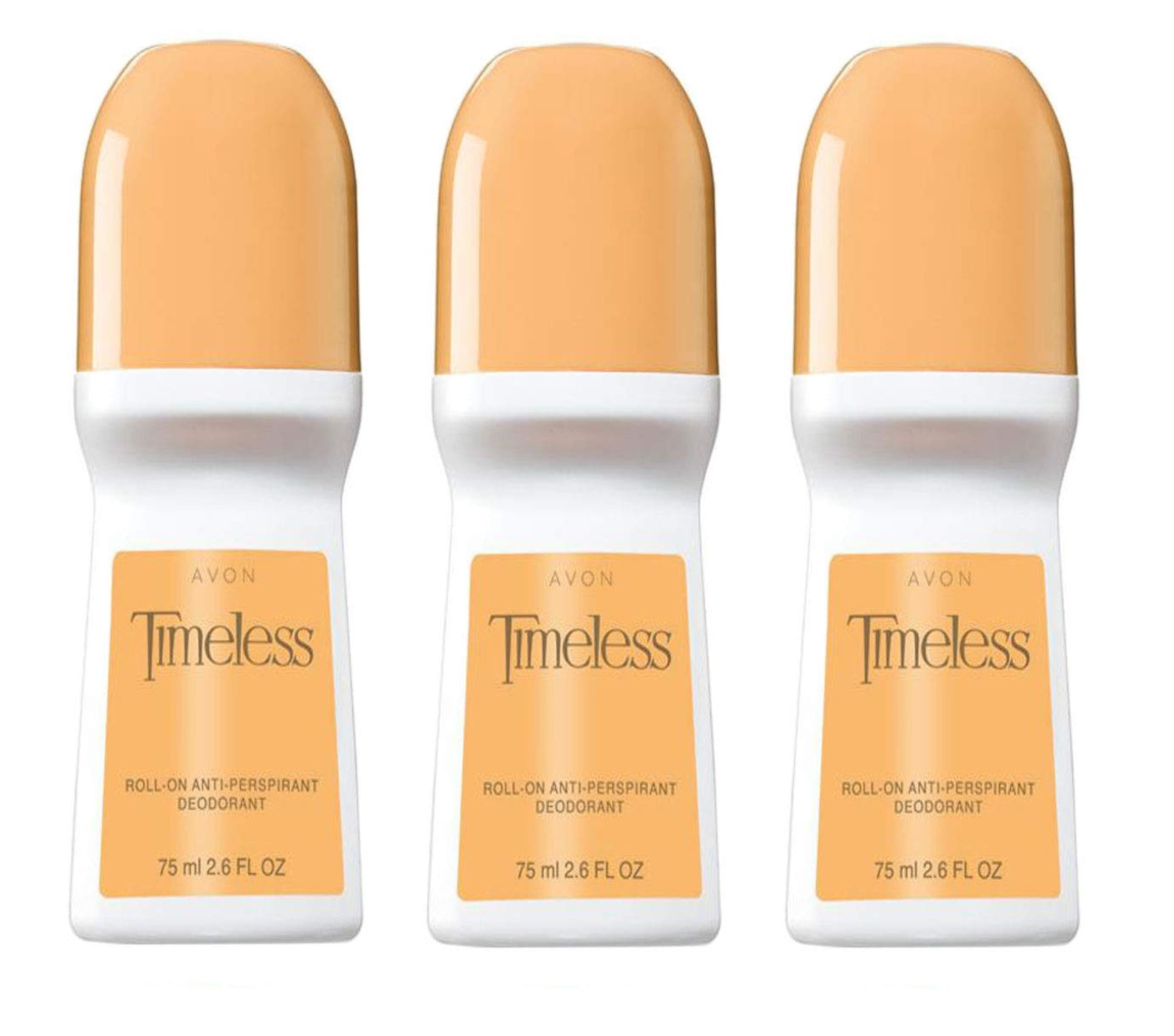 Avon Timeless Roll-on Anti-perspirant Deodorant 2.6oz pack of 3 ...