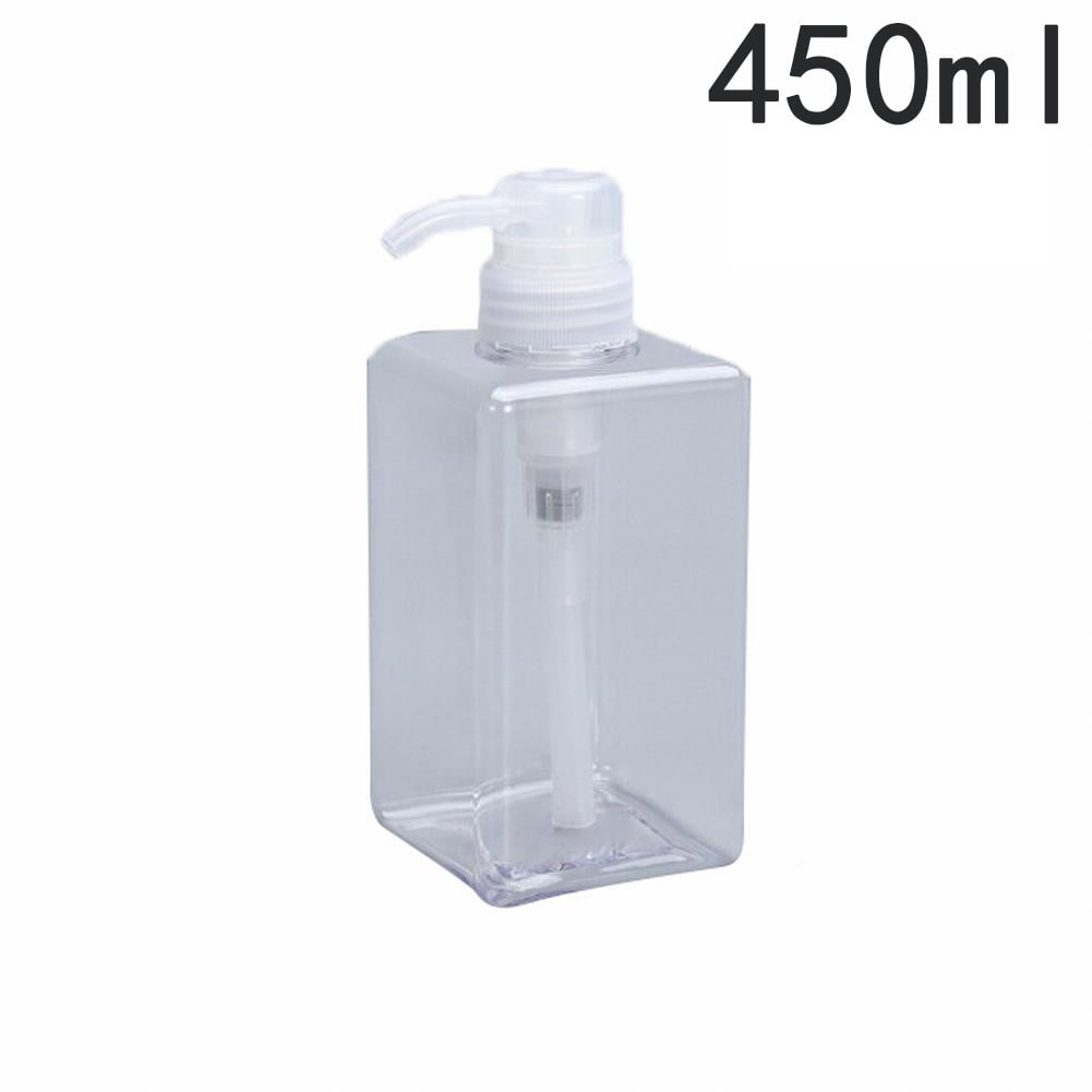 FANJIE 250/450/650ml Thicken Square Refillable Bottle Soap Liquid ...