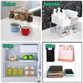 Cabinet Organizers White Set of 2 Metal Wire Kitchen Pantry Storage ...