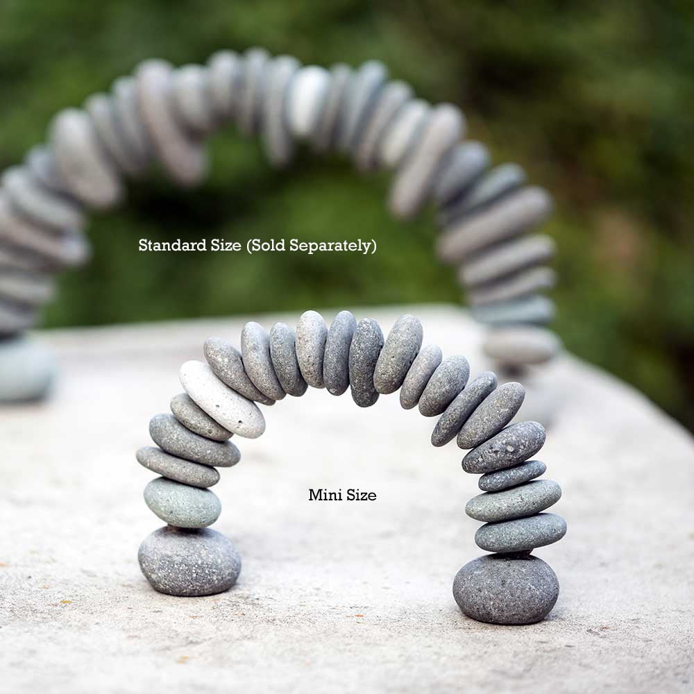 Mini Stone Arch Rock Cairn Sculpture Garden Decoration Zen Garden Pile ...