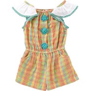 BTween Girls’ 3-Pack Romper Set – Cute & Comfy Sleeveless Summer ...