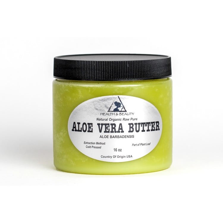Aloe Vera Butter Organic Cold Pressed Raw Fresh Pure 16 OZ - Walmart ...