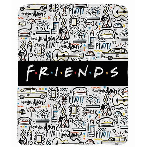 Friends 45x60 Fleece Throw -Blanket - Walmart.com