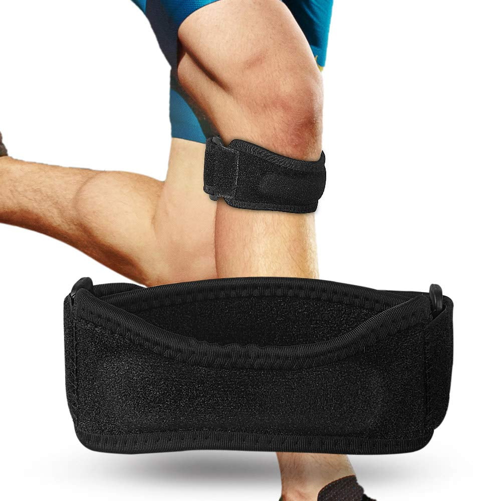 2 Pack Patella Knee trap, Knee Brace, Adjustable Patellar Tendon upport ...