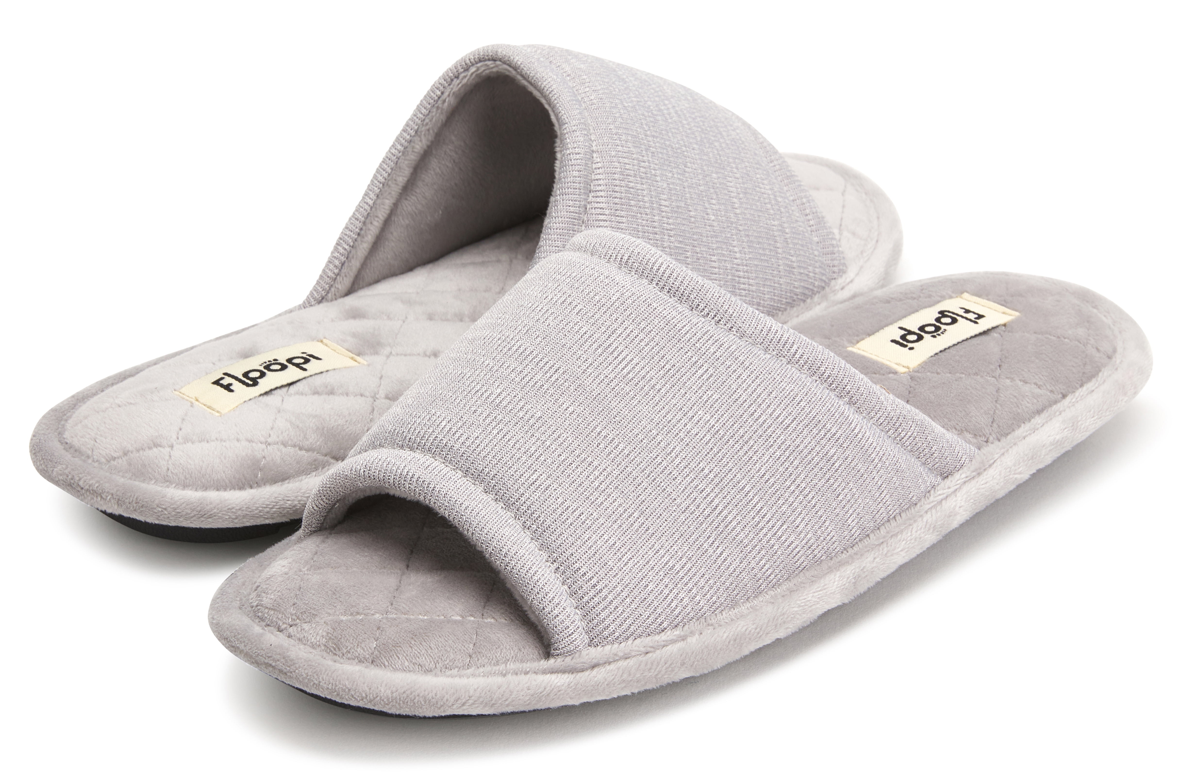 Floopi Women's Comfort Open Toe Slipper W/Memory Foam - Walmart.com