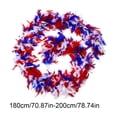 4th Of July Turkey Feathers Colorful Feathers Strips Fire-shaped Hair ...