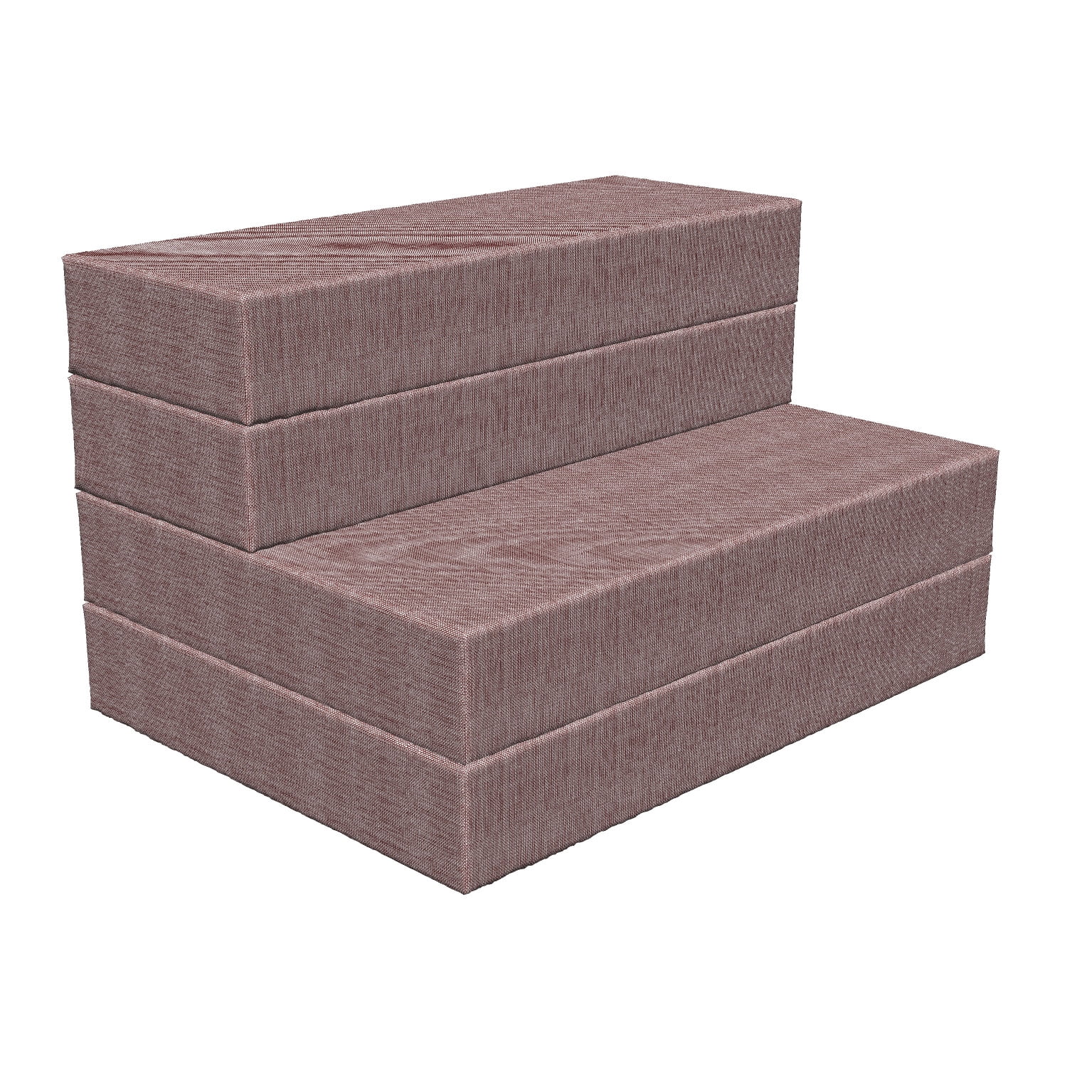 Faux Suede Foldable Mattress, Digitally Printed Distressed Texture ...
