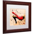 Trademark Fine Art "Suede Heel Red" Canvas Art by Roderick Stevens ...
