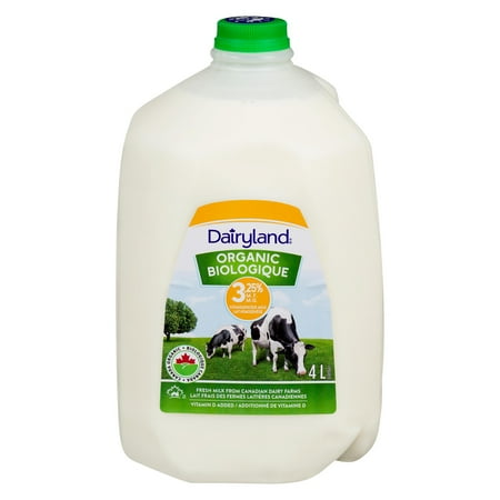 Dairyland 3.25% Organic Homogenized Milk, 4 L - Walmart.ca