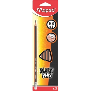Maped #2 Triangular Graphite Pencils, Pre-sharpened, Comfortable for ...