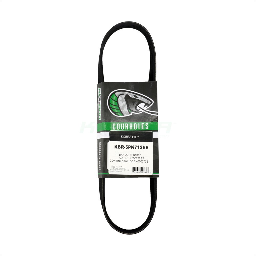 Click here for Kobra Air Conditioning Serpentine Belt Kbr-5pk712e... prices