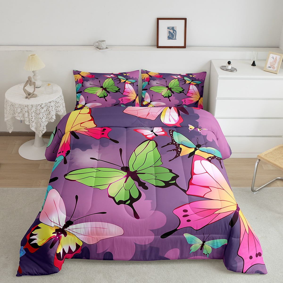 Click here for Yst Butterfly Twin Comforter Set For Girls gothic... prices