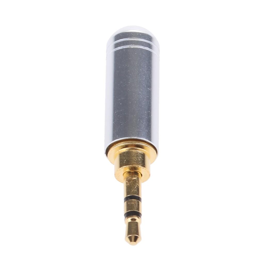 2.5mm Male Repair headphone Stereo Plug Audio Spring Connector Adaptor ...