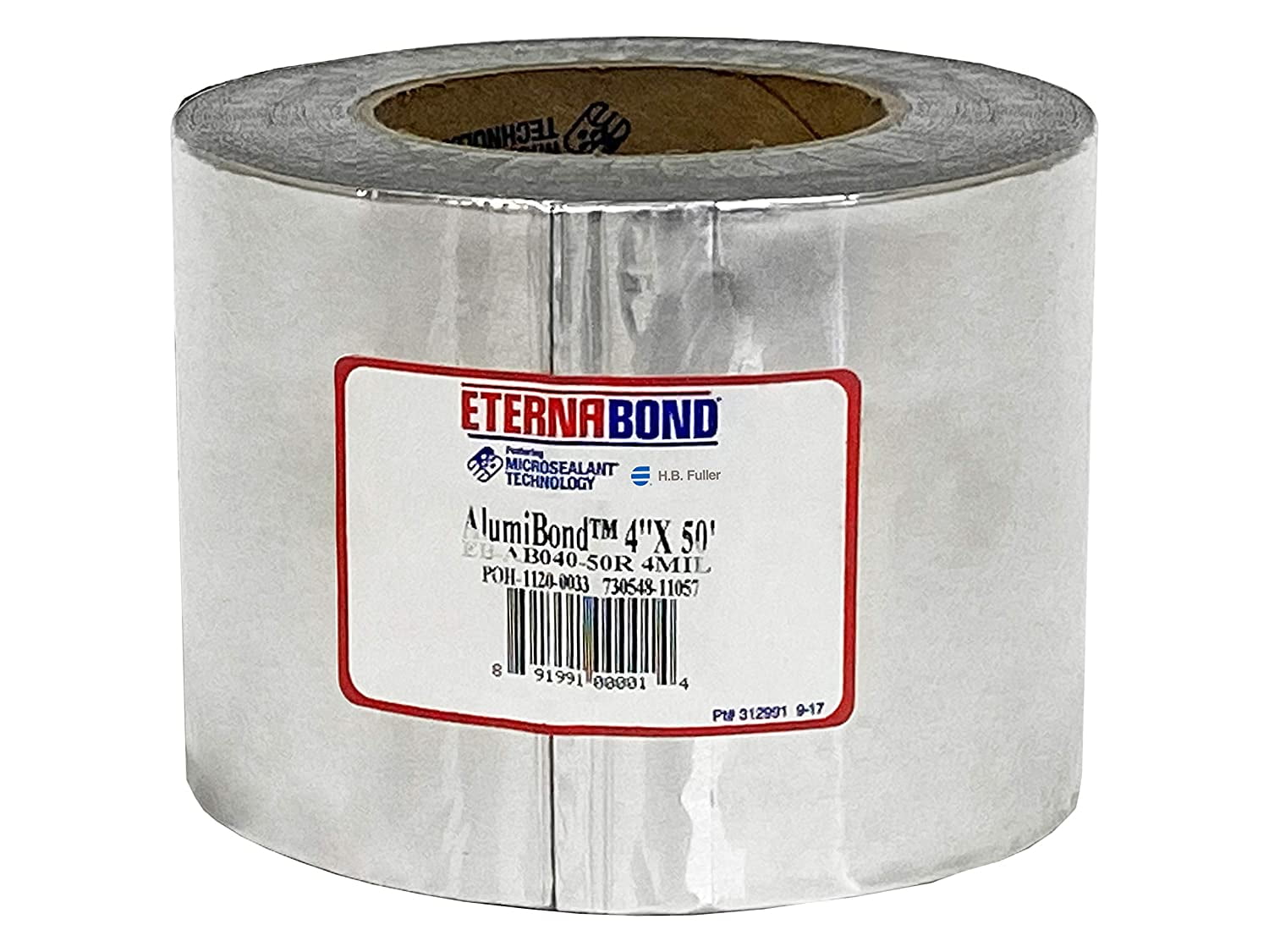 EternaBond AlumiBond 4" x50' MicroSealant Tape with 4mil Aluminum ...
