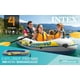 Intex Inflatable Explorer Pro 400 Four-Person Boat with Oars and Pump ...
