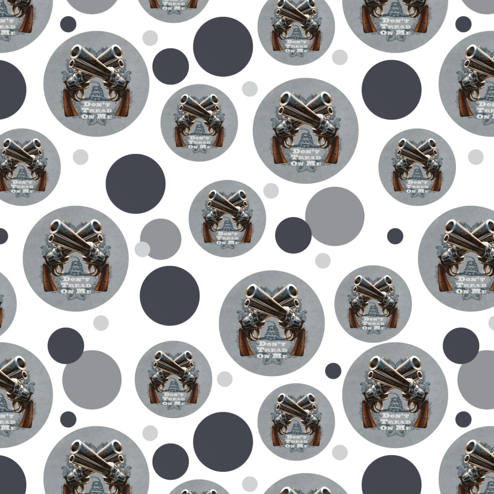 Don't Tread On Me Pistols Guns Tea Party Premium Gift Wrap Wrapping ...